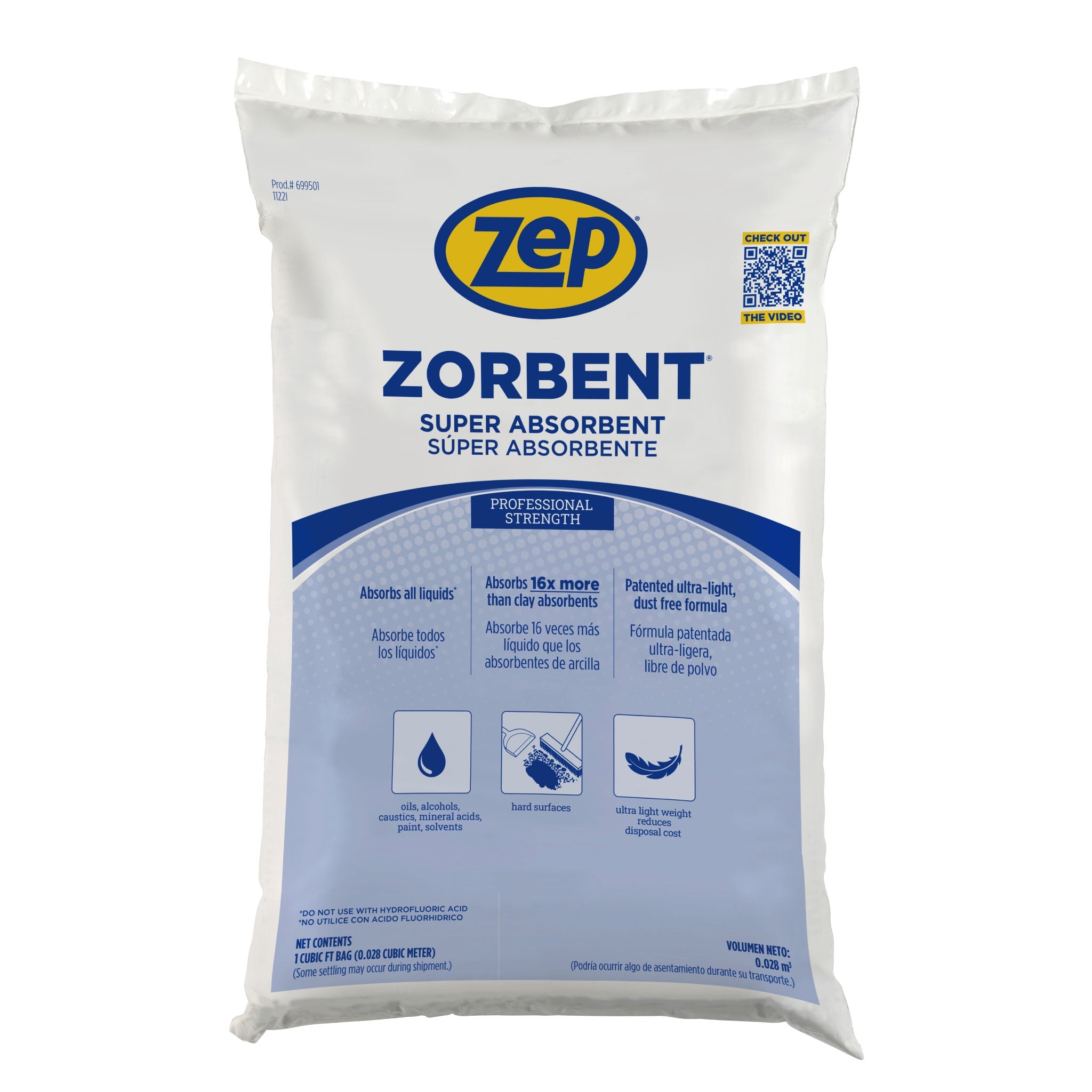 ZEP ZORBENT SUPER ABSORBER - 16X MORE EFFECTIVE - – ZEP Australia