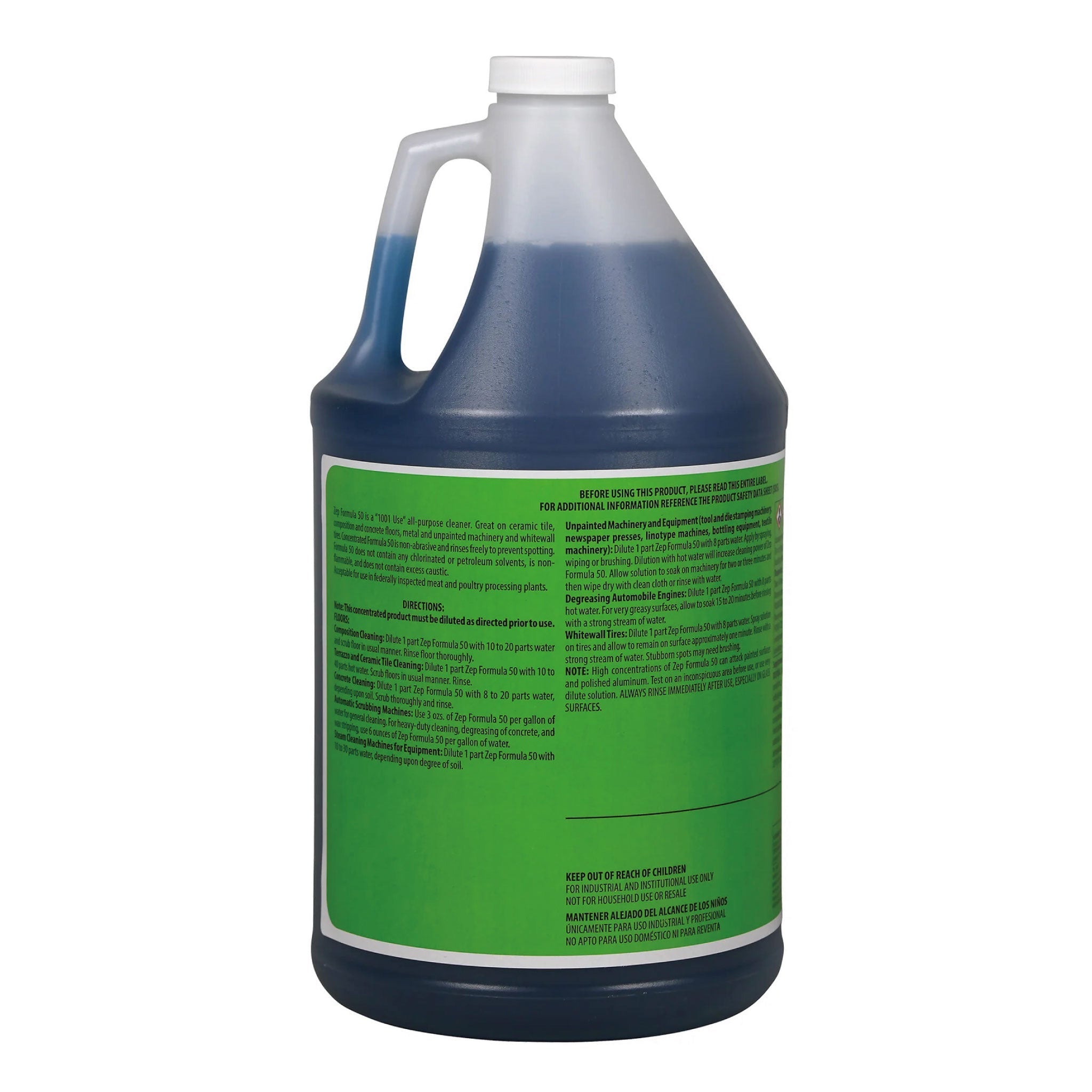 ZEP FORMULA 50 HEAVY-DUTY CLEANER & DEGREASER CONCENTRATE – INDUSTRIAL ...